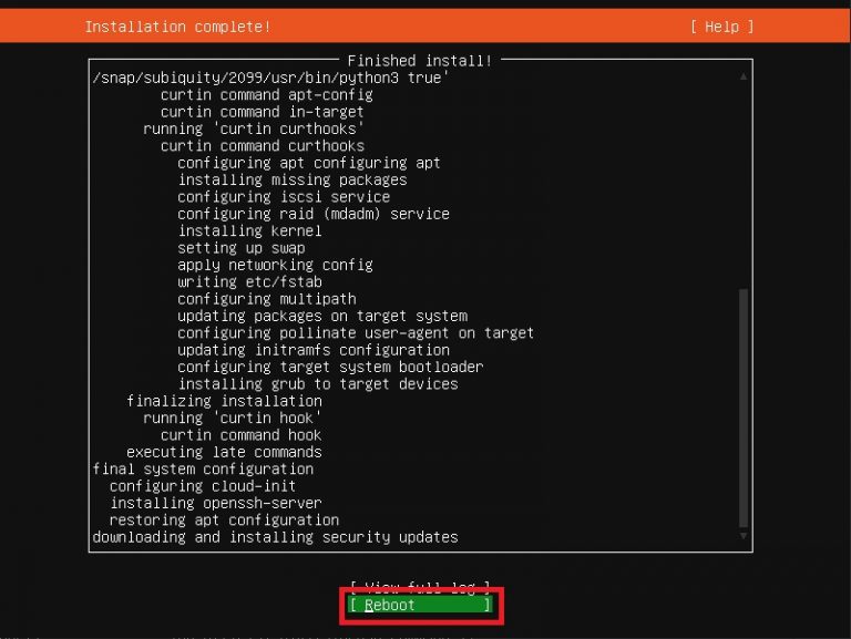 Ubuntu Server 20.04 インストール手順 | server-memo.net
